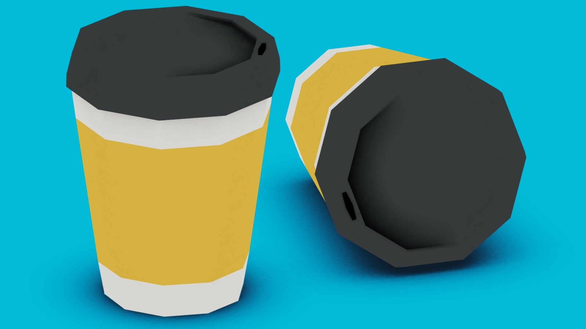Low Poly Coffee Cup - 3D model by Bruno Mitrov (@brunomitrov) [c1ae471 ...