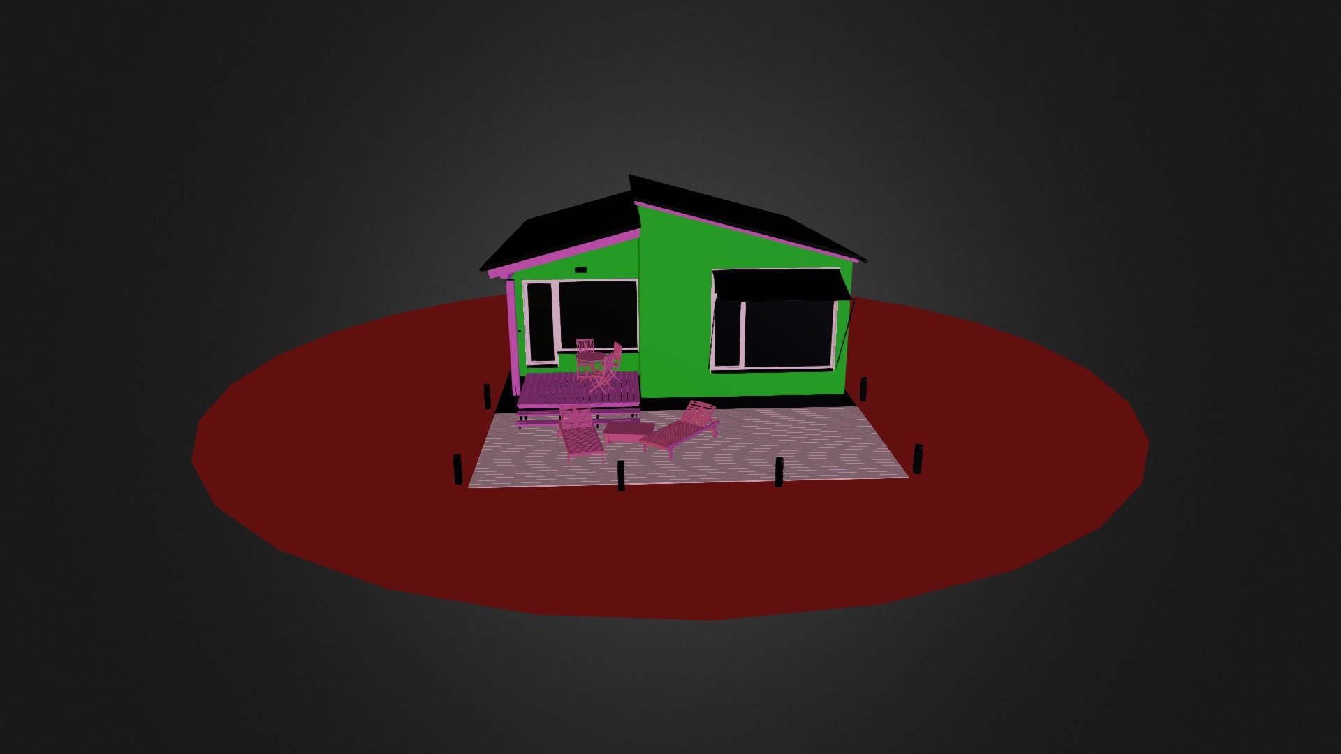 karbac_chata_4 - 3D model by prodejdveri.cz [c1ae54d] - Sketchfab