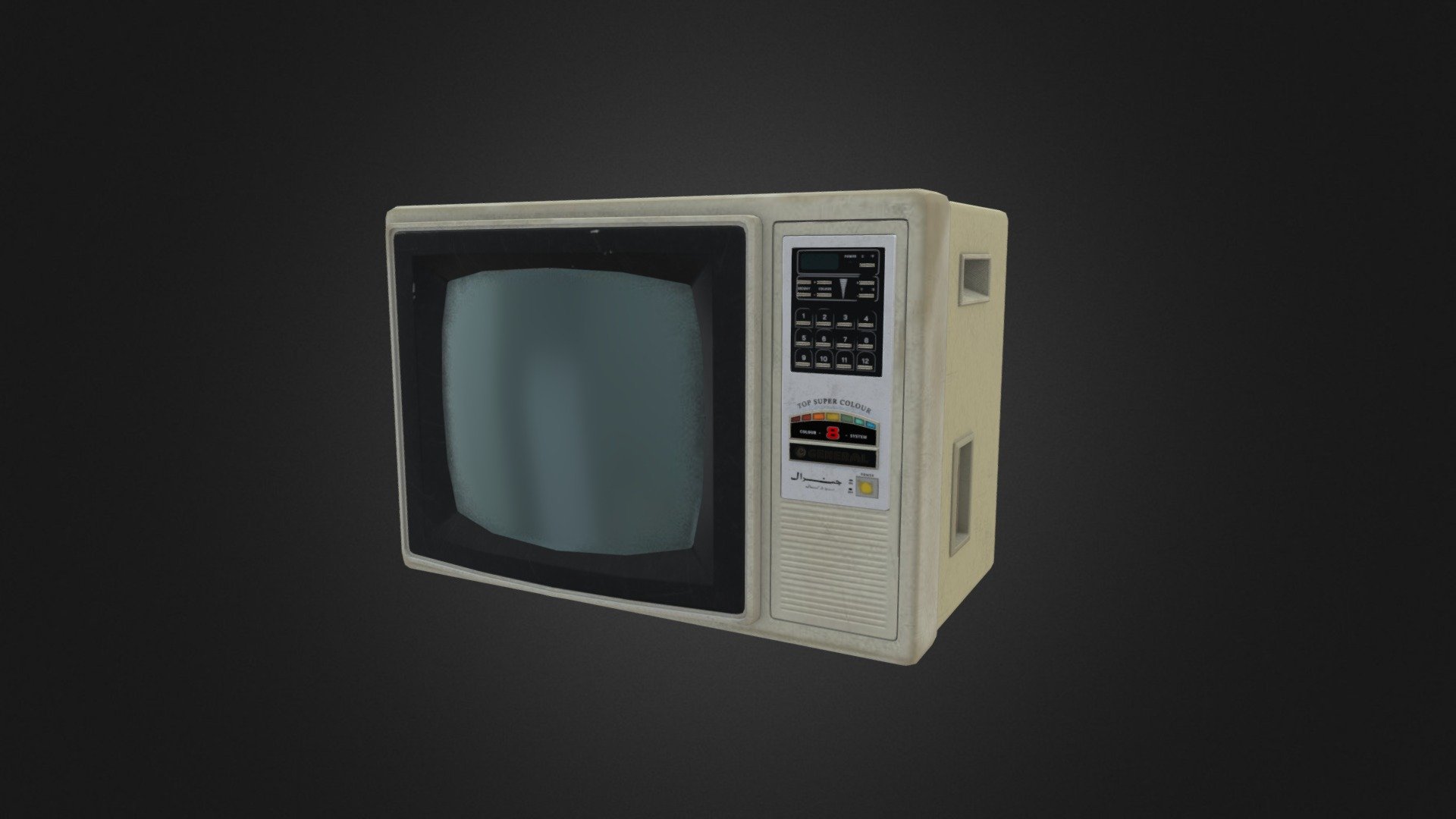 OldTV - 3D model by kkitkorn7 [c1b1f55] - Sketchfab