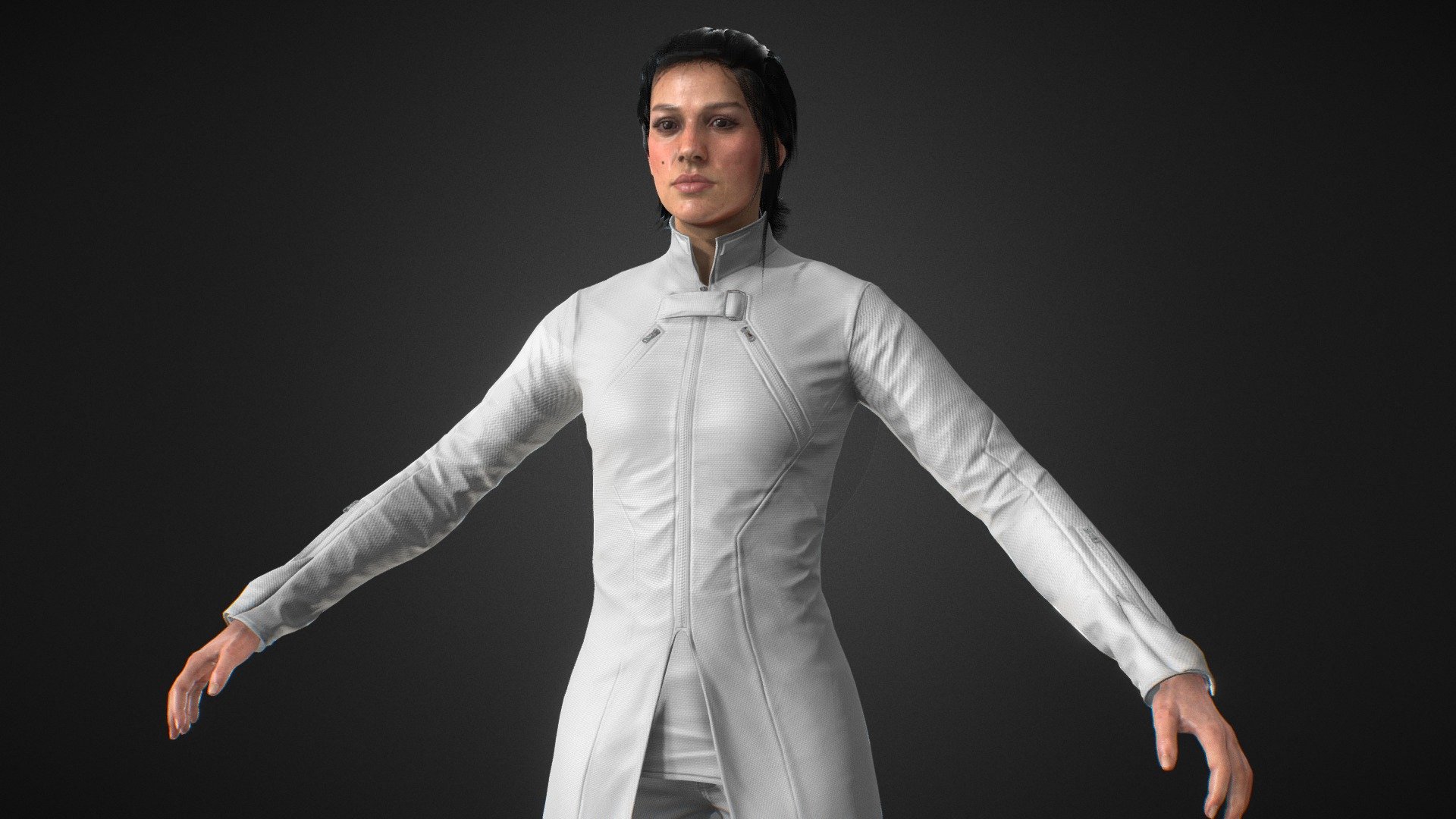 Female Scientist 3D Model - Buy Royalty Free 3D model by Arjun P ...