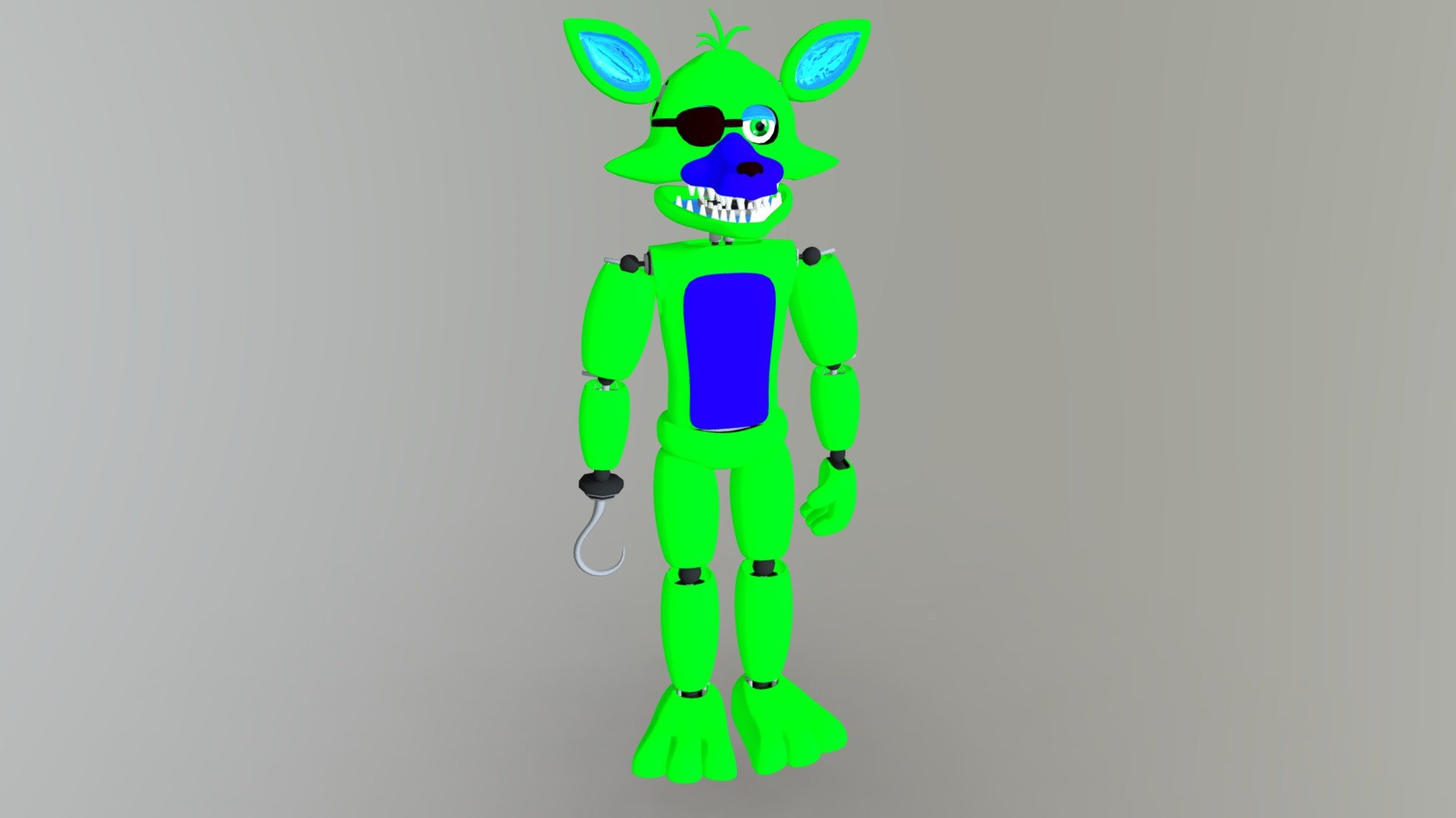unwithered-foxy - 3D model by 115007139 [c1b3511] - Sketchfab
