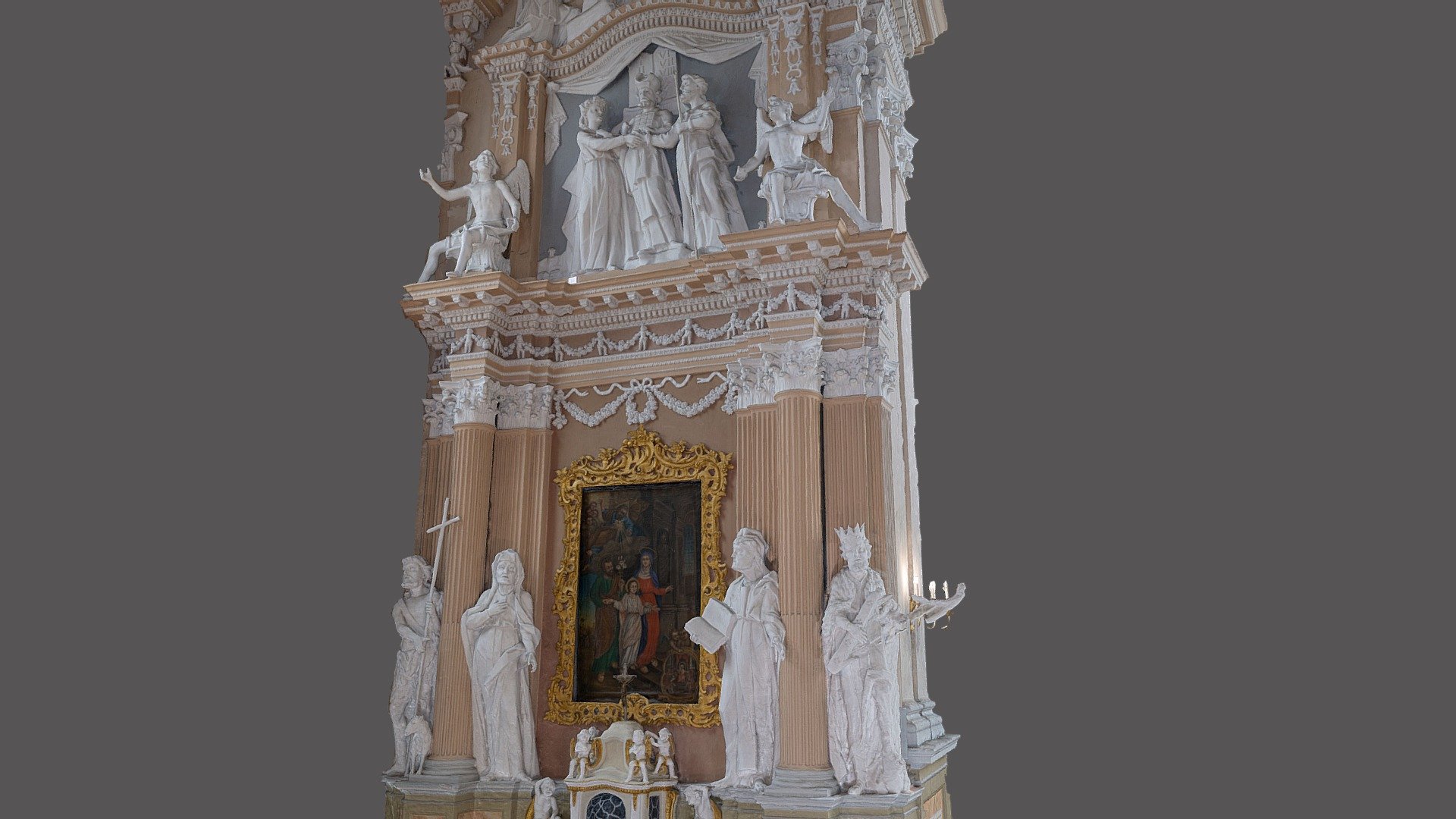 Šv. Šeimos altorius - 3D model by Saulius.Zaura [c1b379a] - Sketchfab