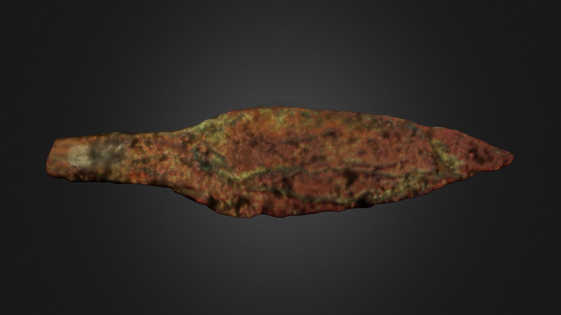 DeJh-11 Copper Spear Point - 3D model by Lakehead Anthropology ...