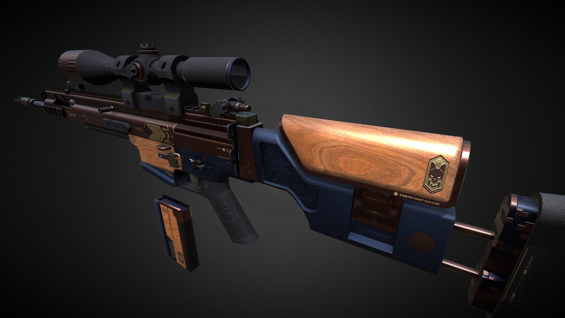 Scar-20 - Navy Sec [CSGO Steam Workshop] - 3D model by tanapta [c1b5a9d ...