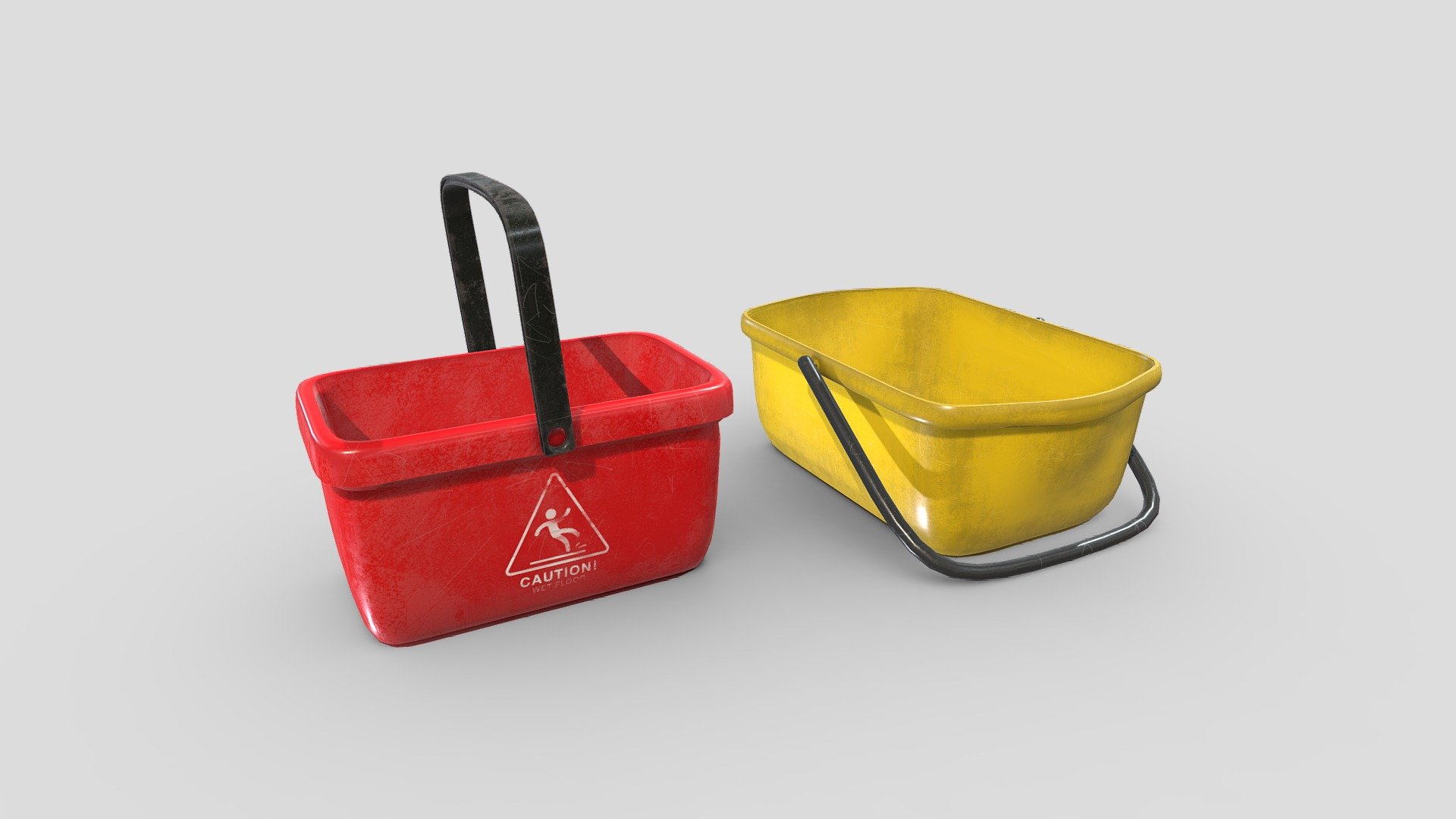 Pair of buckets - Download Free 3D model by Sousinho [c1b5b2f] - Sketchfab