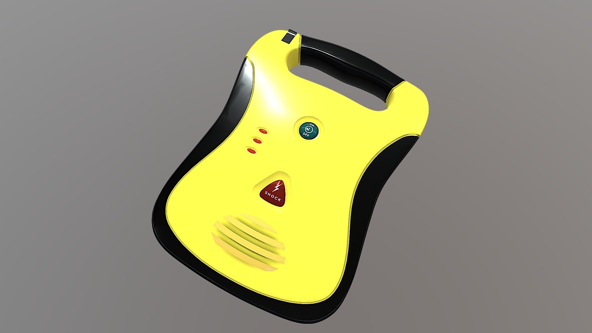 AED Defibrilator - Download Free 3D model by avredu [c1b6180] - Sketchfab