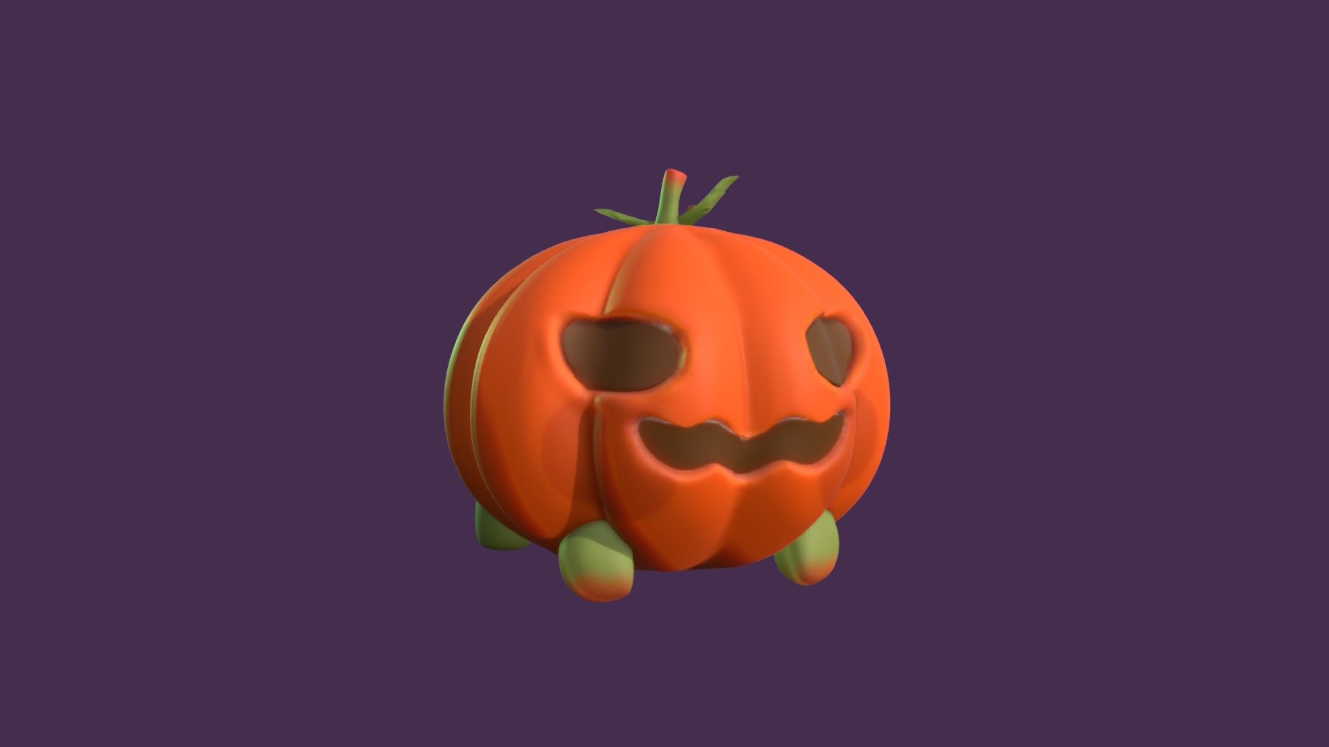 Pumpkin monster - Download Free 3D model by Marie (@Polairee) [c1b631e ...