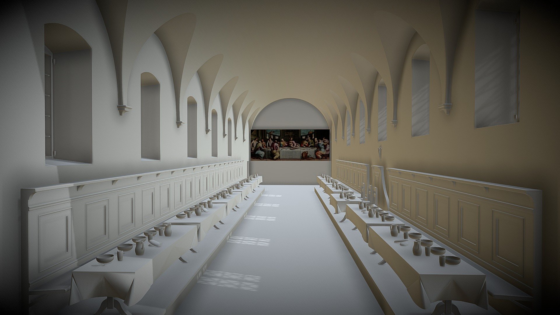 The Refectory of "Le Murate" - 3D model by The Murate Project ...