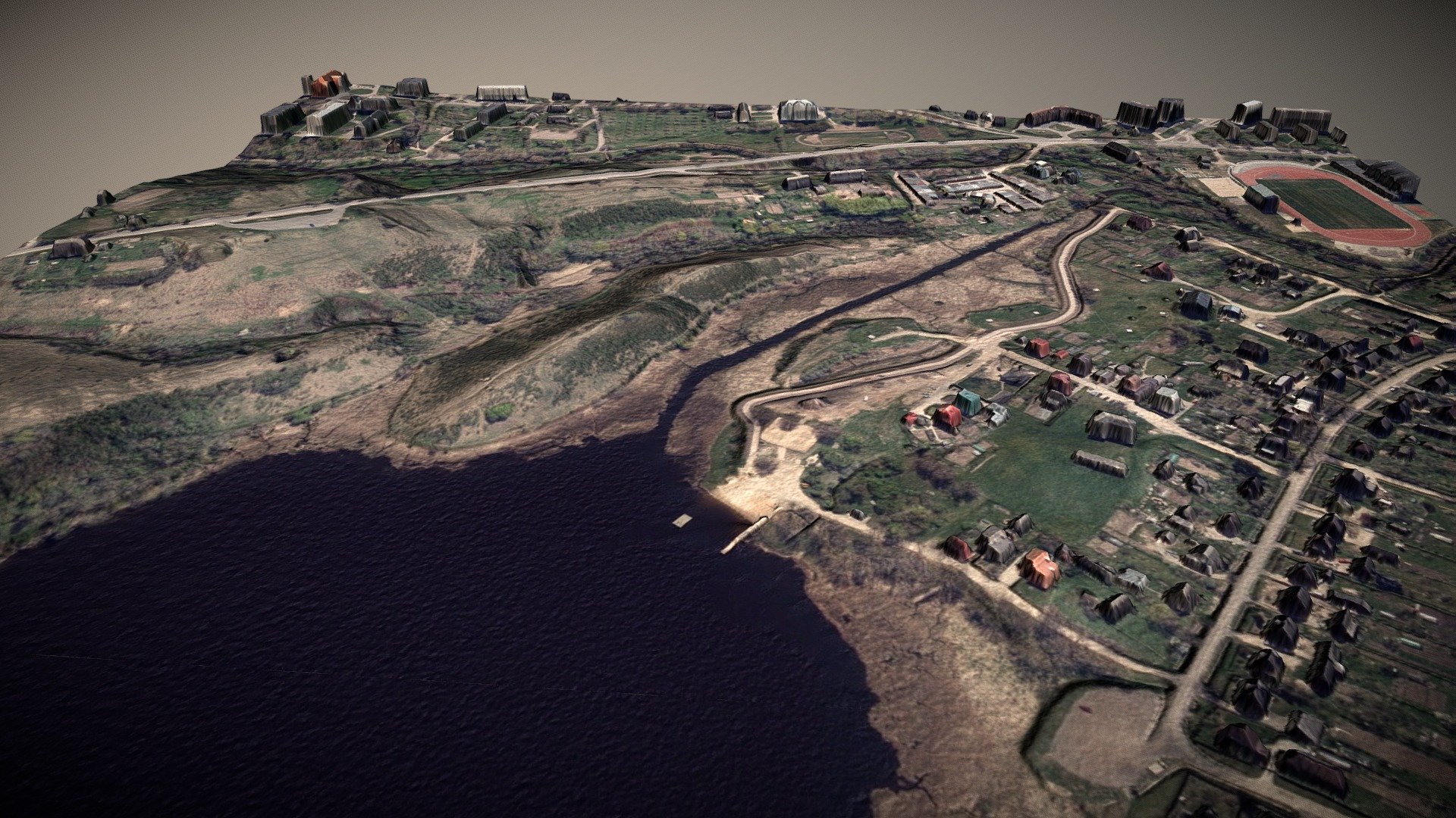 Saldus pilskalns (ortofoto) - Download Free 3D model by Hillforts and ...