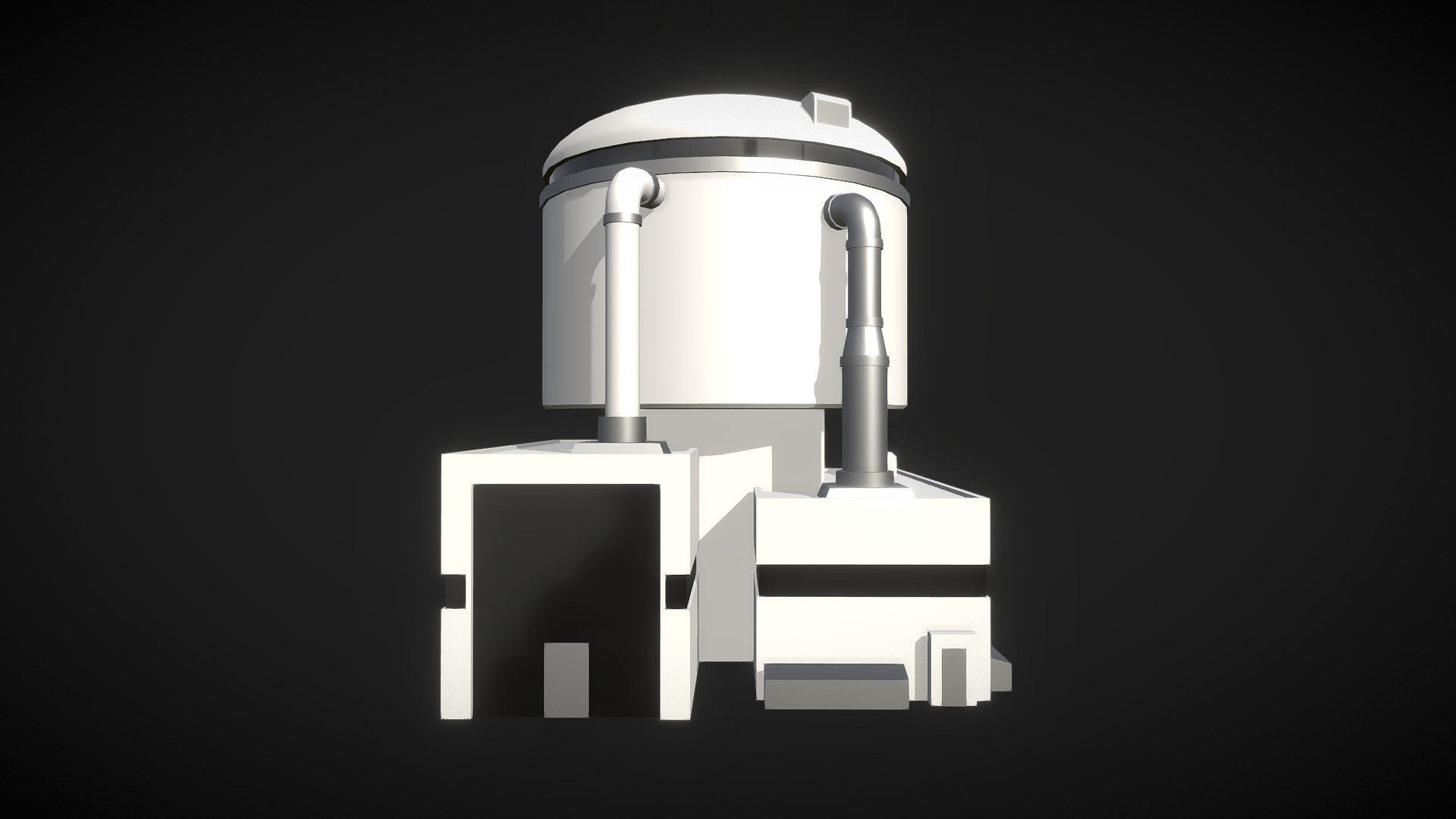 Industrial Building 07 - Processing Unit - Buy Royalty Free 3D model by ...