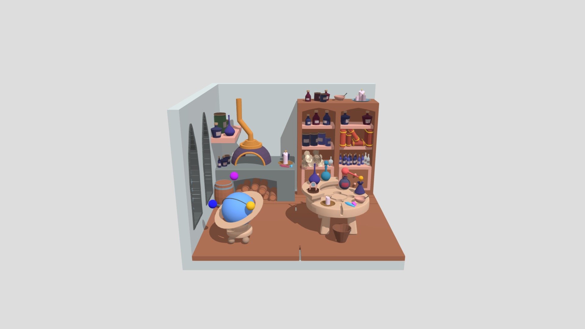 Alchemy Workshop Base Color - Download Free 3D model by afterwaga ...