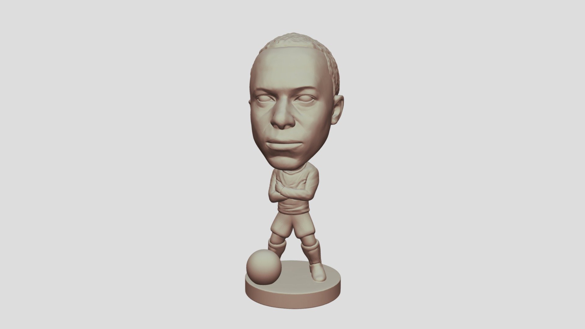 Mbappe - 3D model by Dany93 [c1b9e12] - Sketchfab