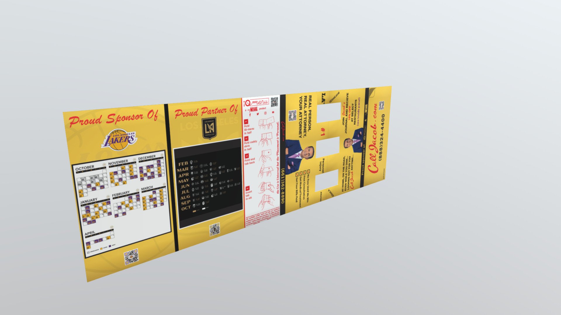 iQ Menu Flat - Call Jacob Emrani - 3D model by FreshStartInnovations ...