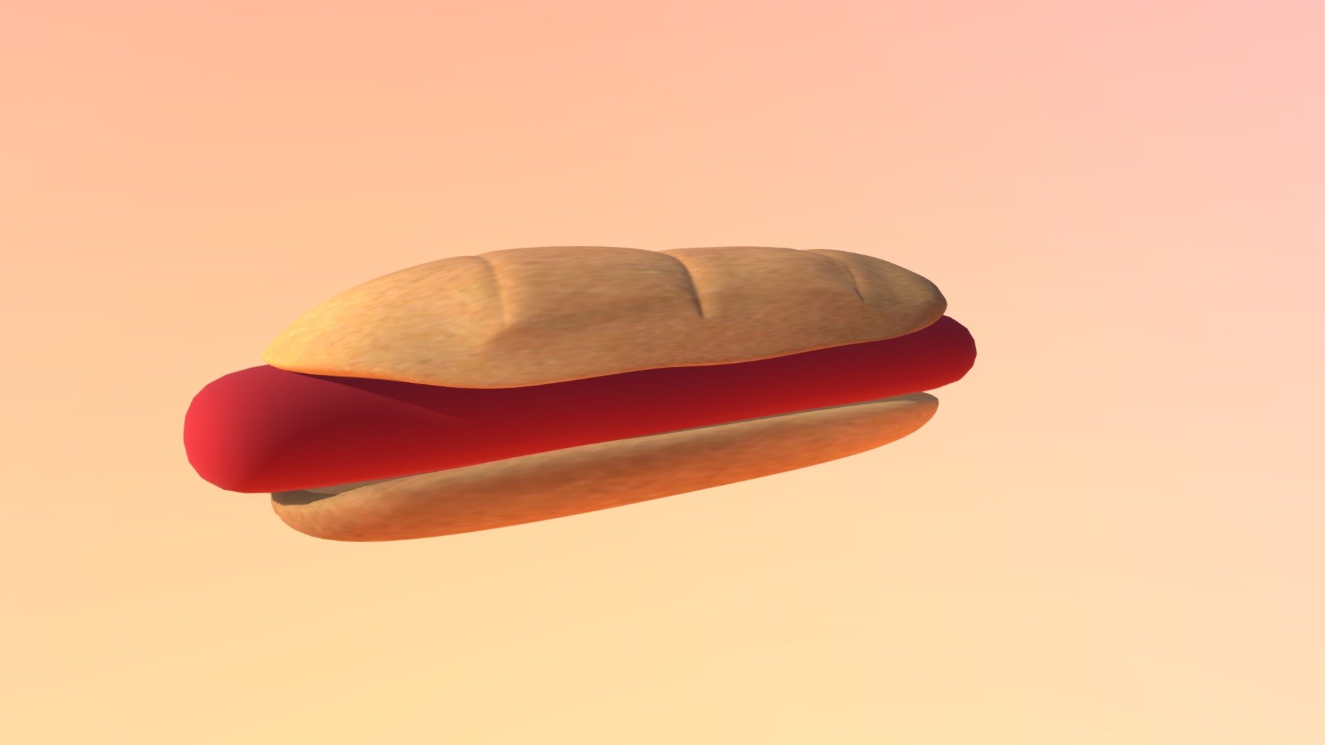Hot Dog 3D - 3D model by Cypher.Wilson [c1bb5ca] - Sketchfab