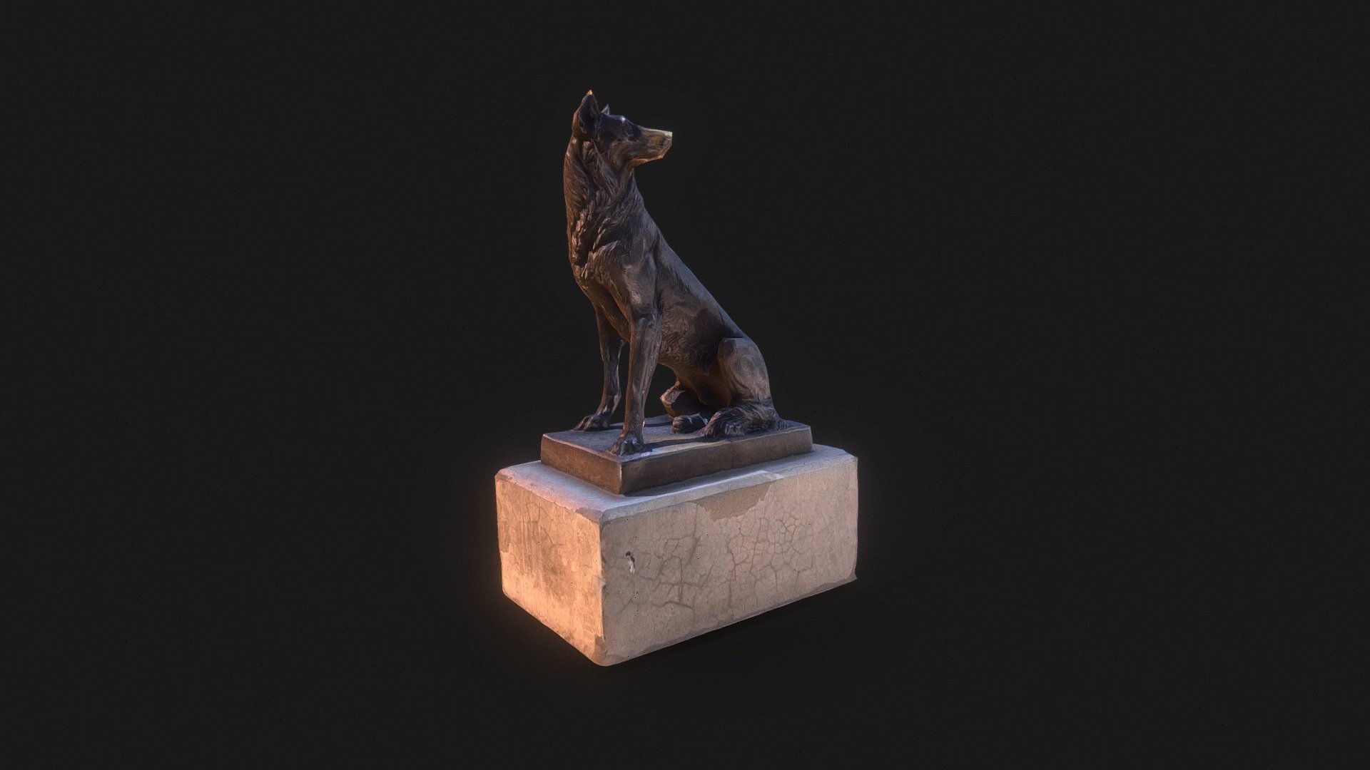 Dog Statue - Download Free 3D model by damir CGI (@damir_cgi) [c1bc35a ...