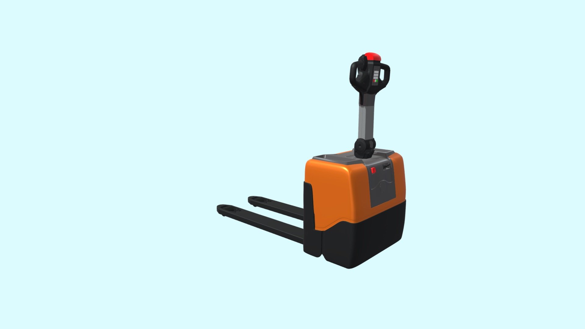 Pallet_jack - Buy Royalty Free 3D model by walkermd [c1c0500] - Sketchfab Store