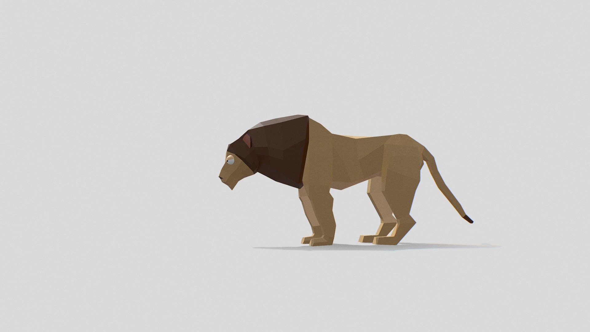 Lion - Download Free 3D model by Paleo Modelist (@victory_) [c1c05eb ...