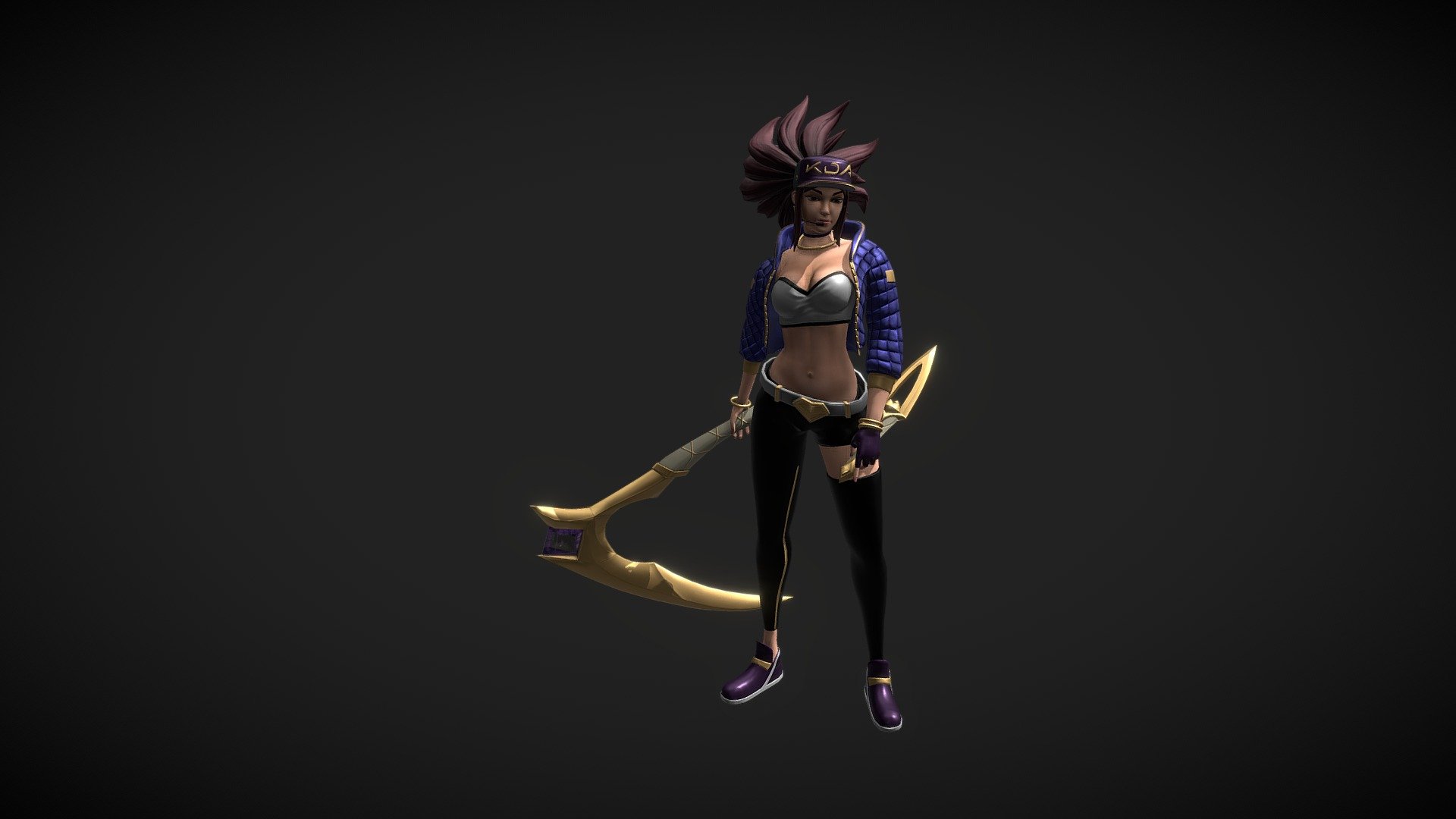 akali pose final normal - 3D model by estefania.fernandez.peral ...