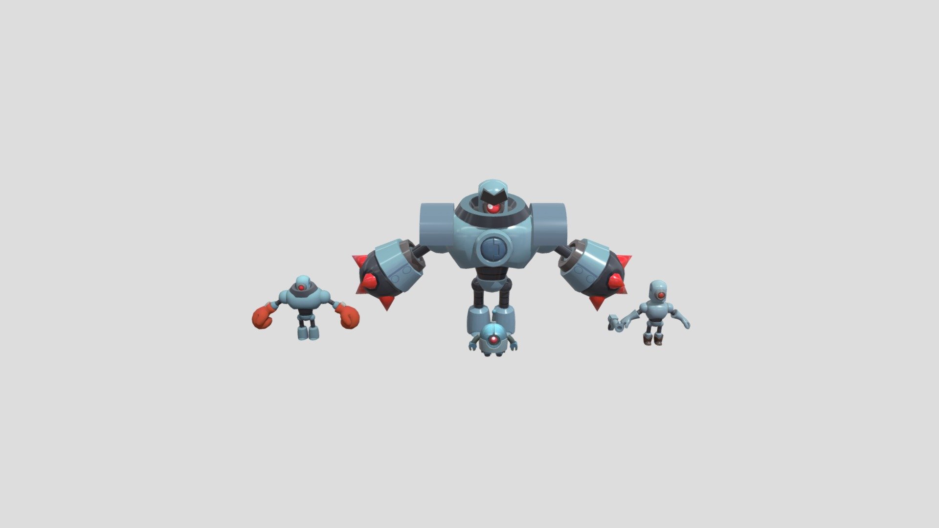 Bots - Download Free 3D model by Nomnivore [c1c0ec8] - Sketchfab