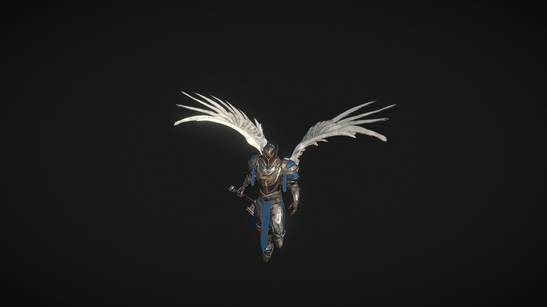 Angel knight - 3D model by KonstantinErmakov [c1c1be2] - Sketchfab