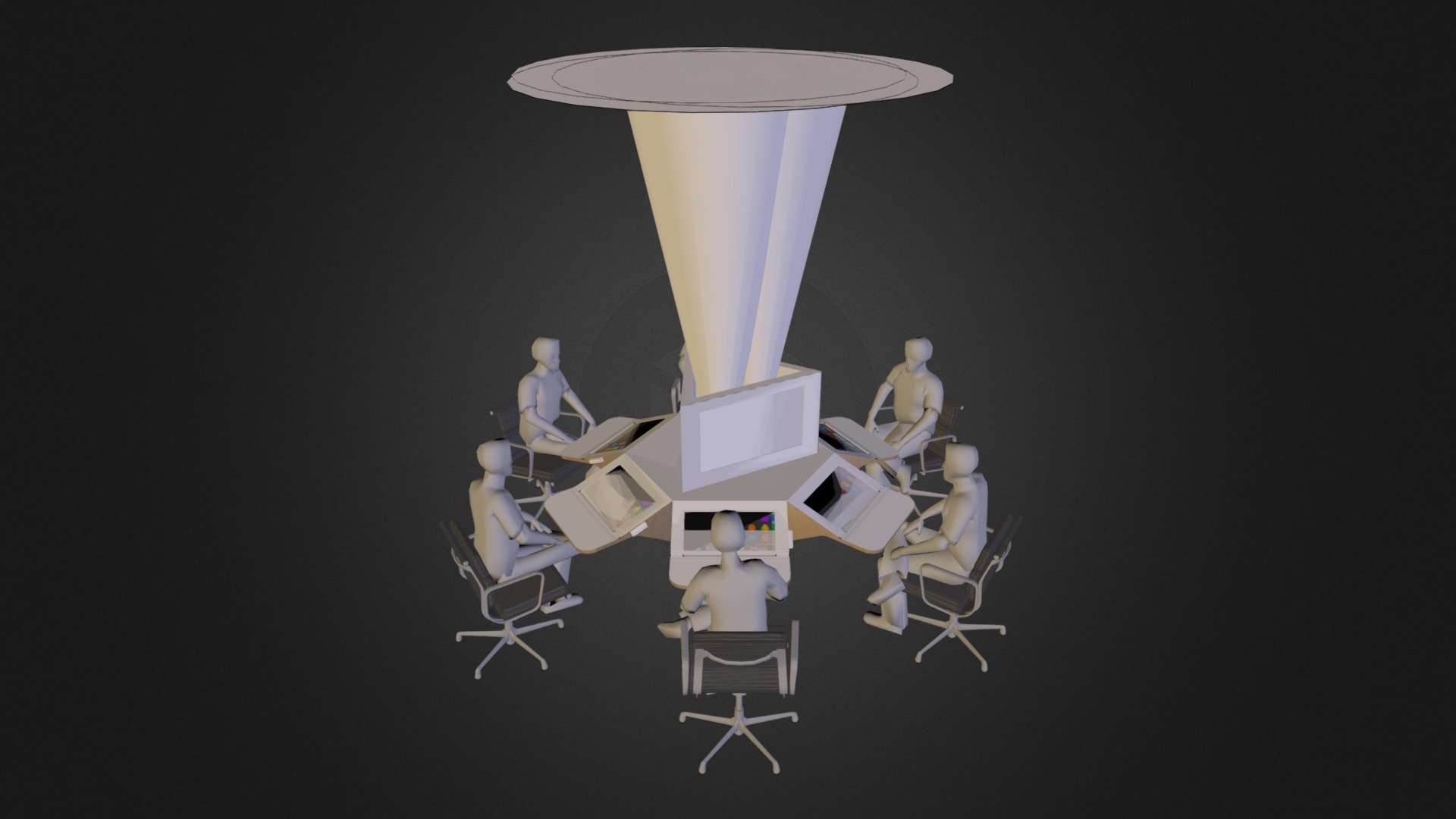 White 6-Position Carousel - 3D model by TS Trading Systems ...