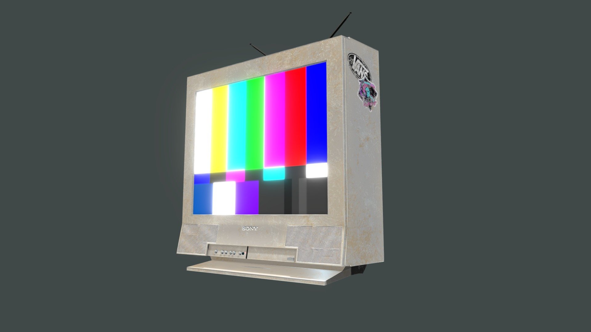 Old School TV (TV w/ the back) - 3D model by GabrielPowell [c1c2a76 ...
