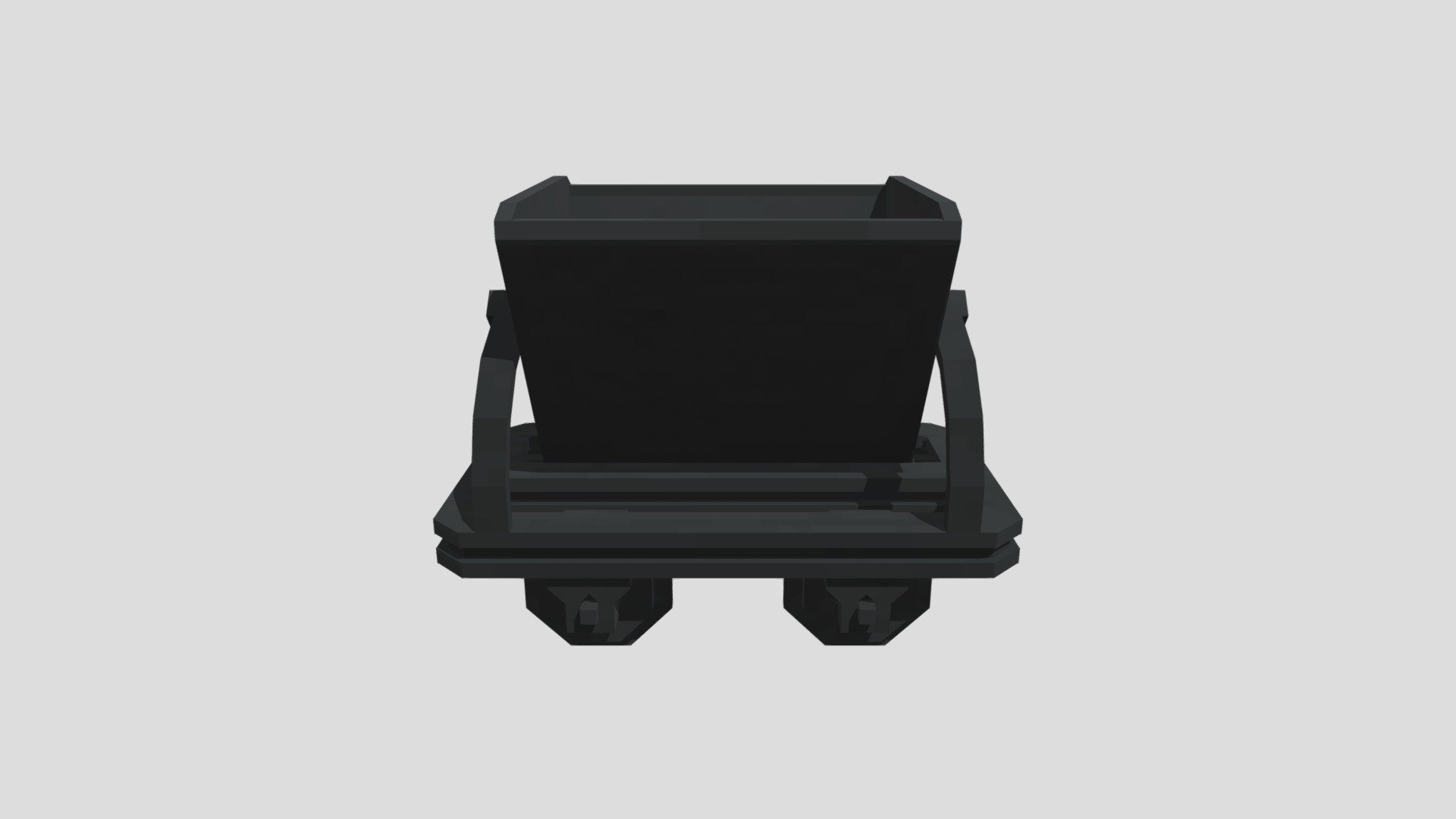 Minecraft-Styled Tipper Minecart - Download Free 3D model by ...