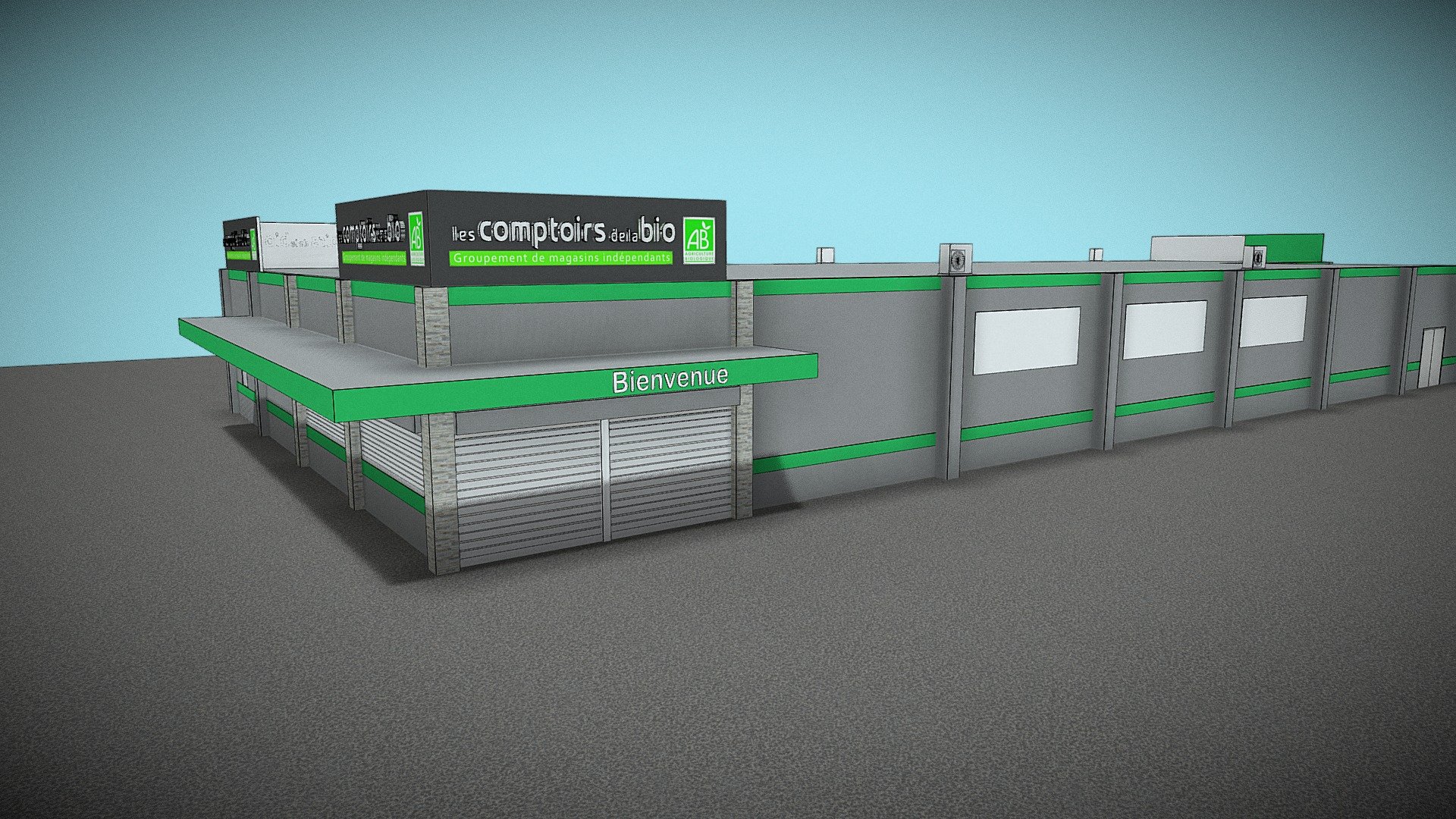 Comptoir Bio - 3D model by maquettes (@abyprint) [c1c3ddb] - Sketchfab