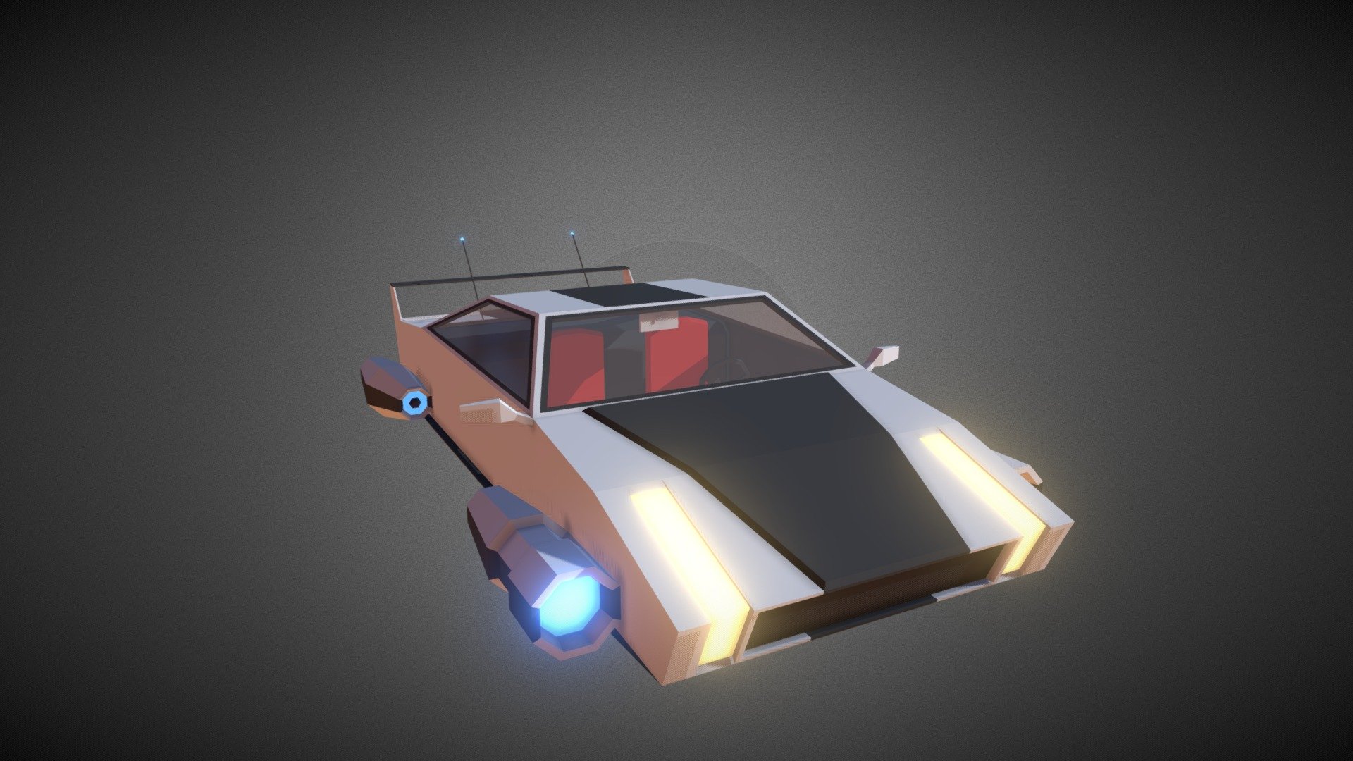 Hovercar_b - 3D model by Fabriciuz [c1c54ed] - Sketchfab