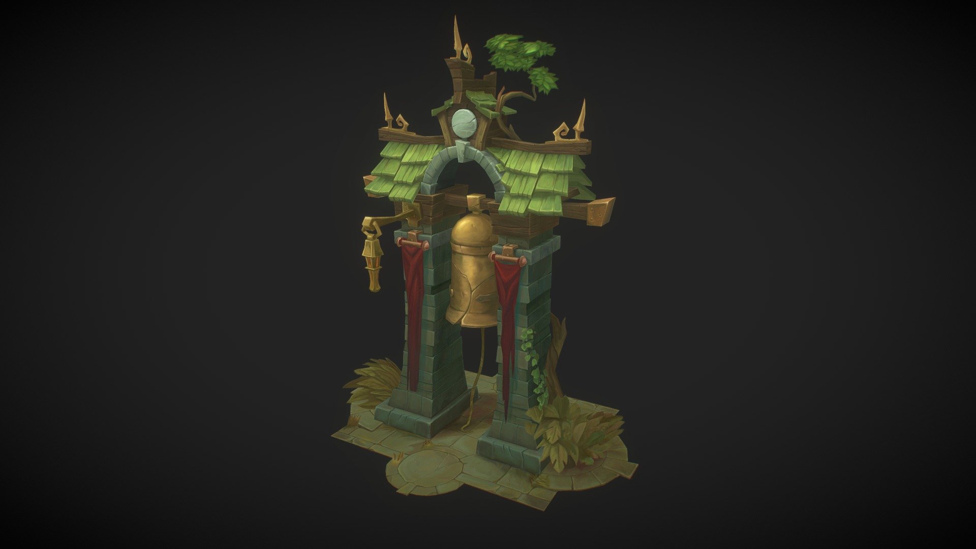 Bell Tower - 3D model by Park Jun (@wns10544) [c1c5e41] - Sketchfab
