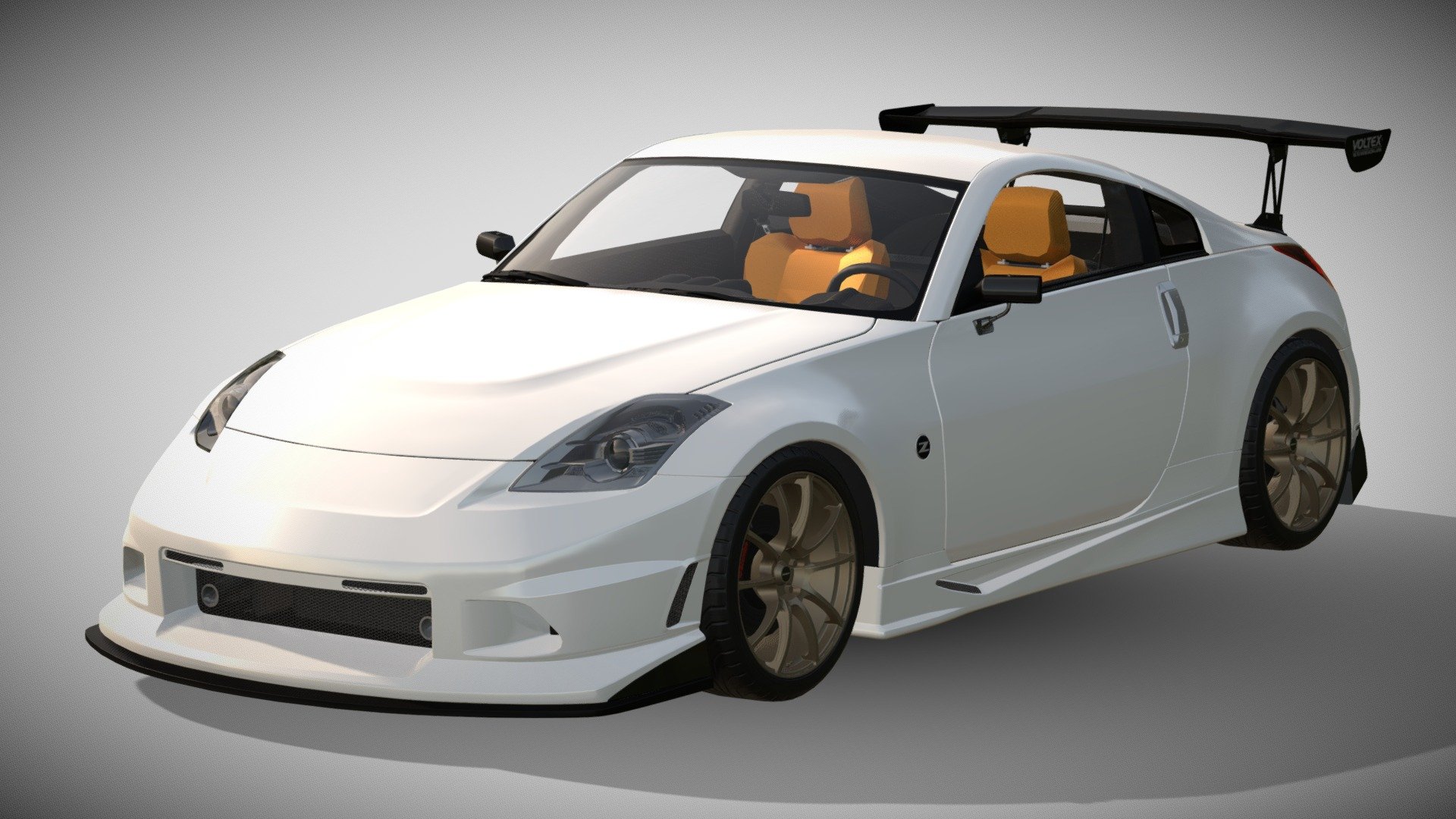 2008 Voltex 350Z (Z33) Bodykit Wing Type 2 - Download Free 3D model by Ddiaz Design (@ddiaz ...