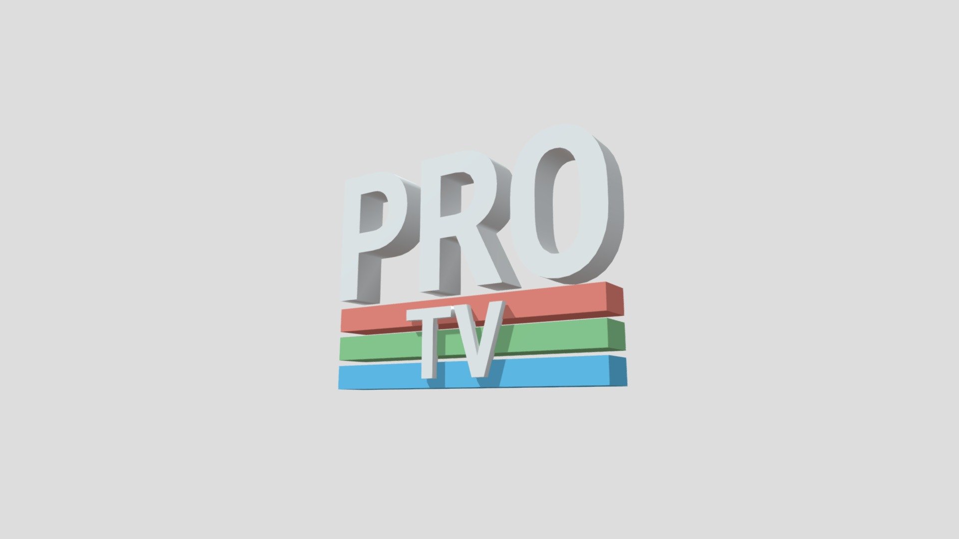 Pro tv romanian logo 1995 - Download Free 3D model by RIK center (@www ...