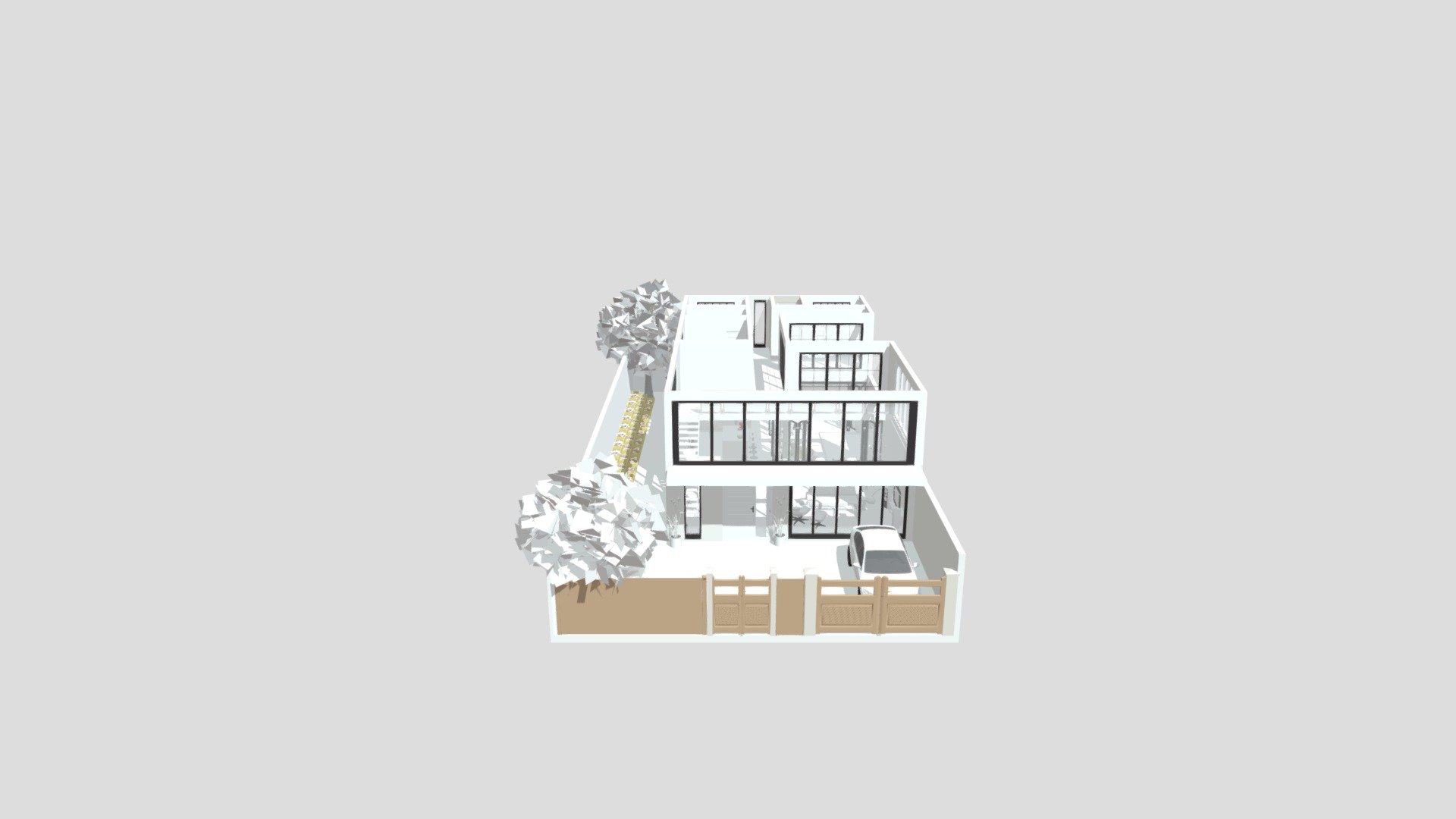 Block house - Download Free 3D model by Home Design 3D (@homedesign3d ...