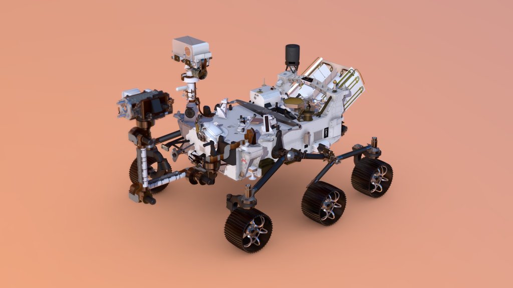 NASA Mars Perseverance Landing Feb 2021 - A 3D model collection by ...