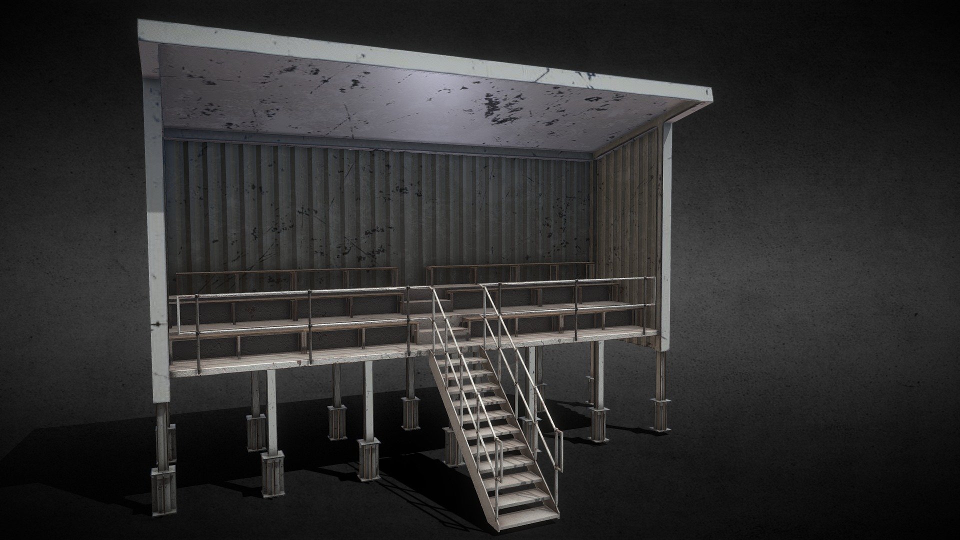 Grandstand - 3D model by mjhathaway [c1c9684] - Sketchfab