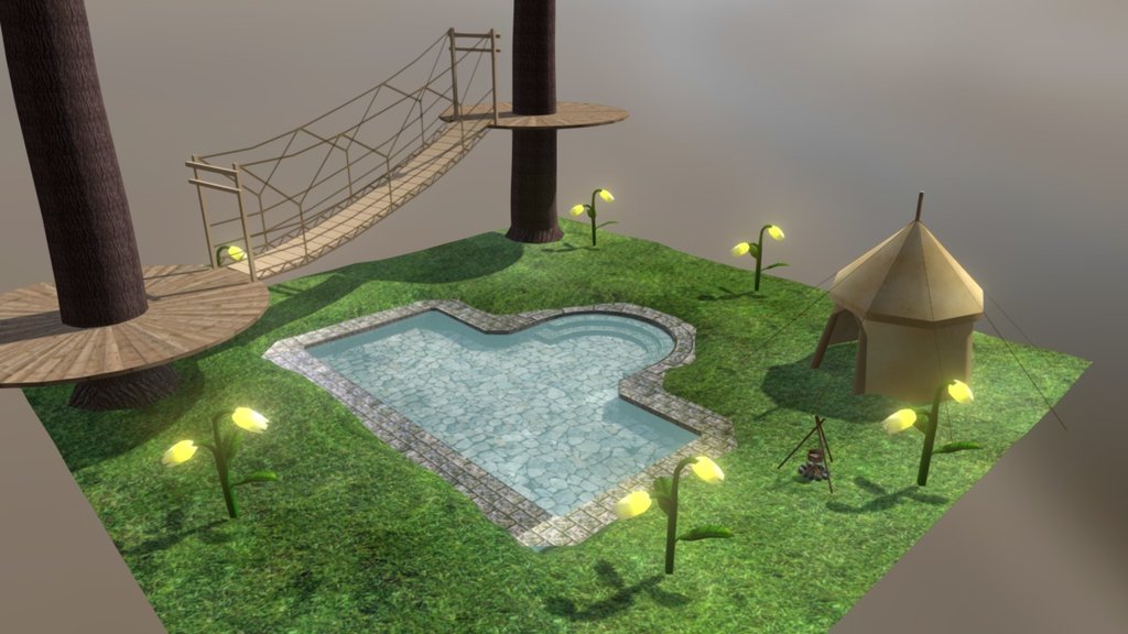 Scene - 3D model by luwenzheng [c1cd569] - Sketchfab