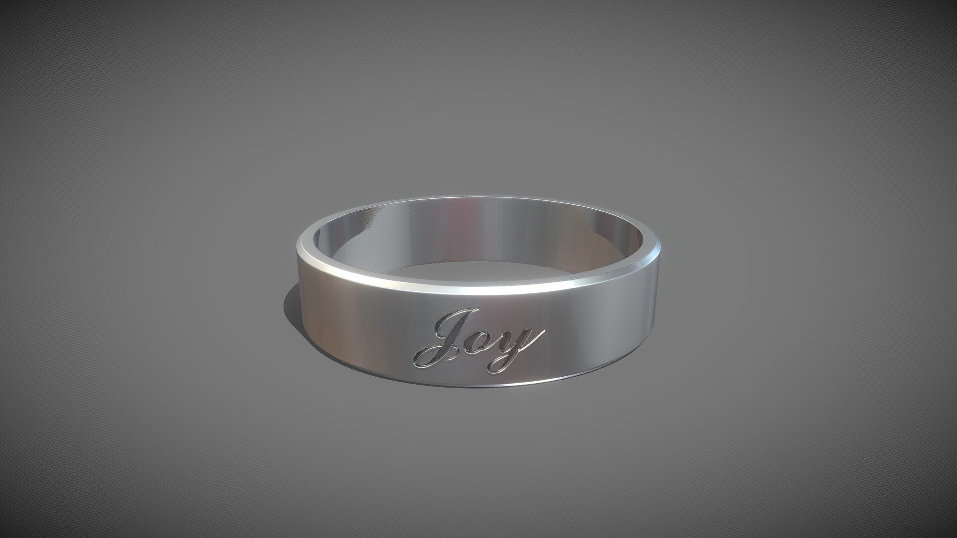 Joy Ring Silver - Buy Royalty Free 3D model by Sandeep Choudhary ...