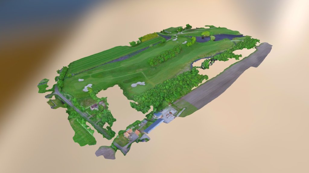 3D model golfbaan - 3D model by skydroneglobal [c1cf960] - Sketchfab