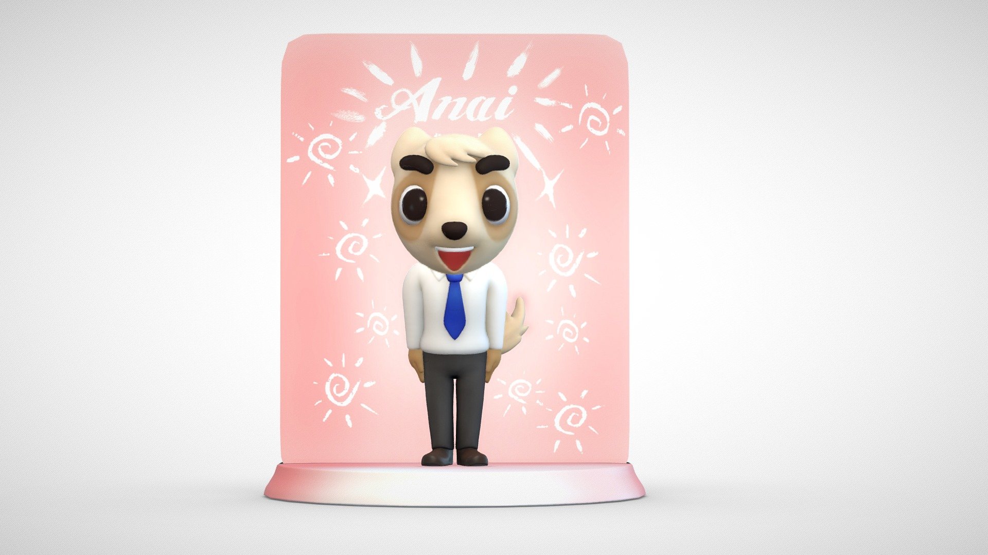 Anai - Aggretsuko - Download Free 3D model by Zopzop [c1d03e0] - Sketchfab