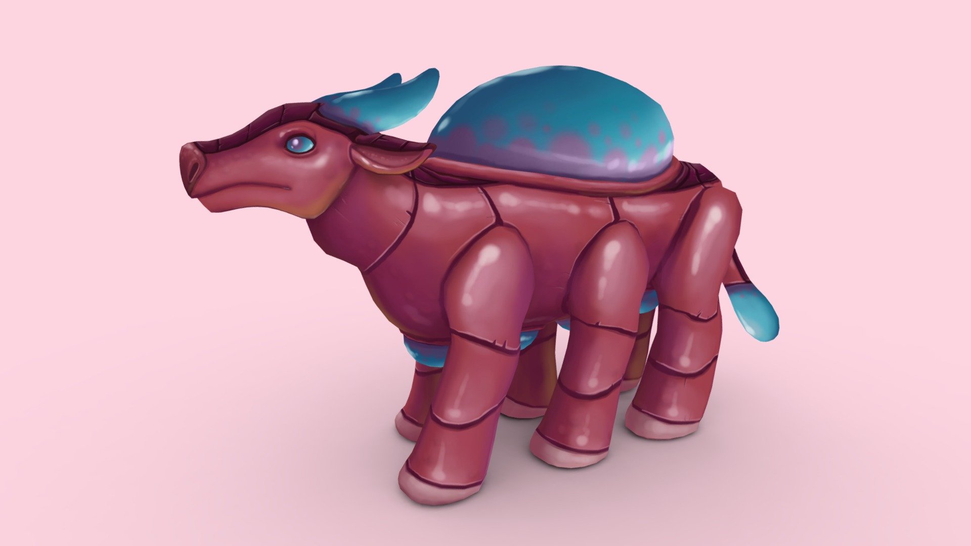 Alien Cow - 3D model by inkrose [c1d1074] - Sketchfab