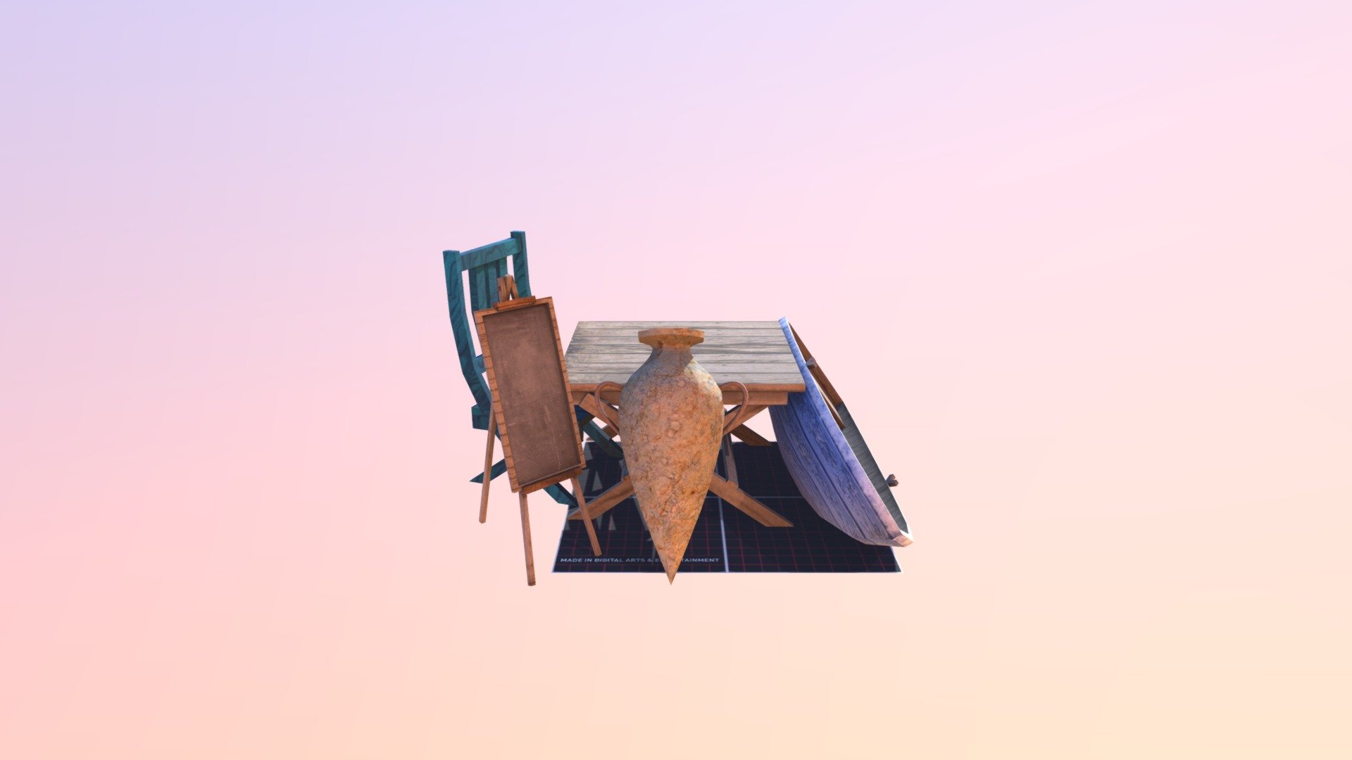 5 Finished Props - 3D model by MaximeGutierrezFrade [c1d16c3] - Sketchfab