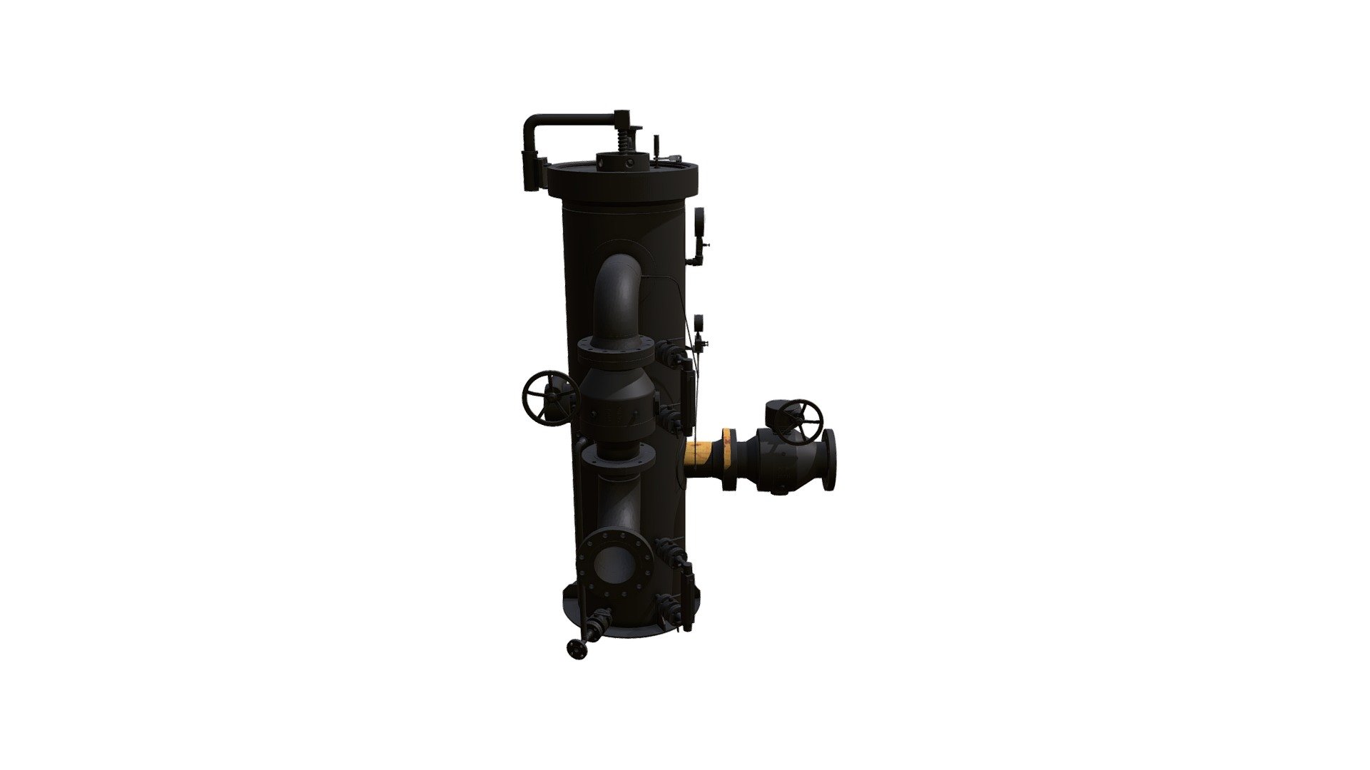 Gas Filter Coalescer Animated - 3D model by leciona (@leciona) [c1d19e1 ...
