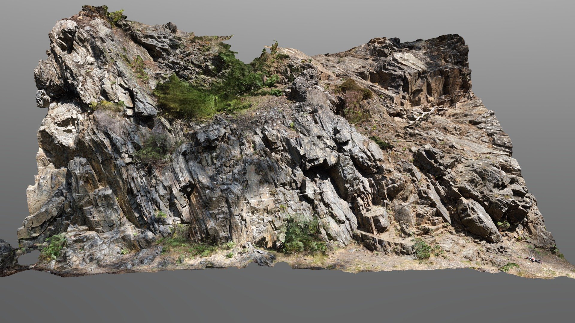 Aufschluss 2 nahe Okertalsperre, Harz (GER) - Download Free 3D model by ...