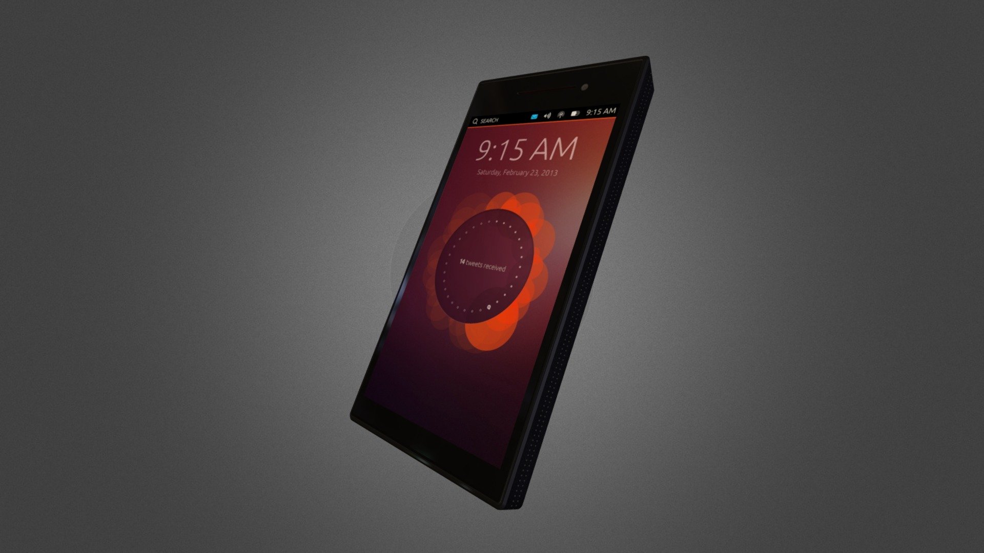 Ubuntu Edge - 3D model by Aerilius [c1d2b84] - Sketchfab