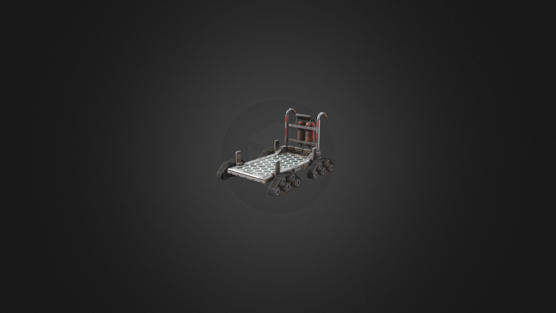 Planetary Cargo Mover (The Space Trolley) - Buy Royalty Free 3D model ...