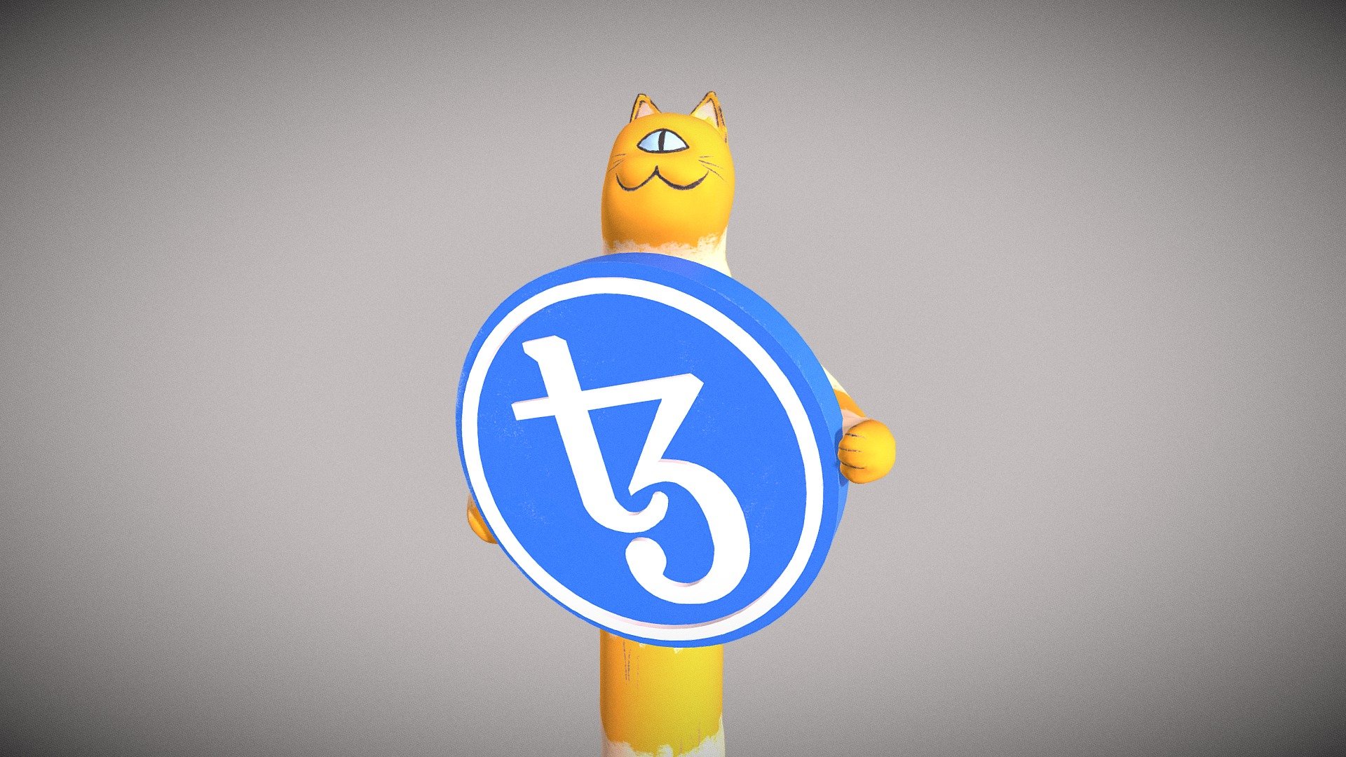 Shapeshifter cat on tezos - 3D model by spatialWTF (@spatial.wtf ...