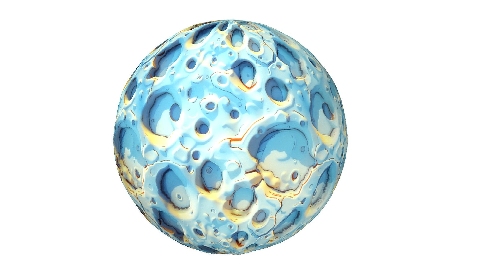 Stylized Moon Seamless Texture - Buy Royalty Free 3D model by zames1992 ...