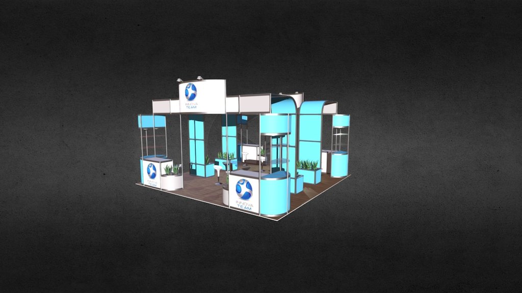 stand innova - 3D model by johrman Orozco (@johrman) [c1d5e59] - Sketchfab