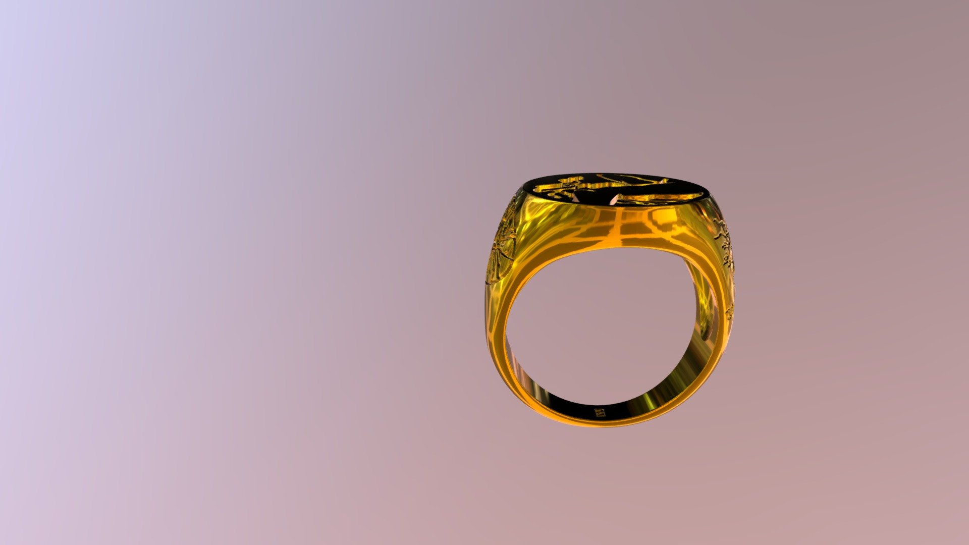 vav stamp ring - 3D model by VE AND VILE (@veandvile) [c1d623c] - Sketchfab