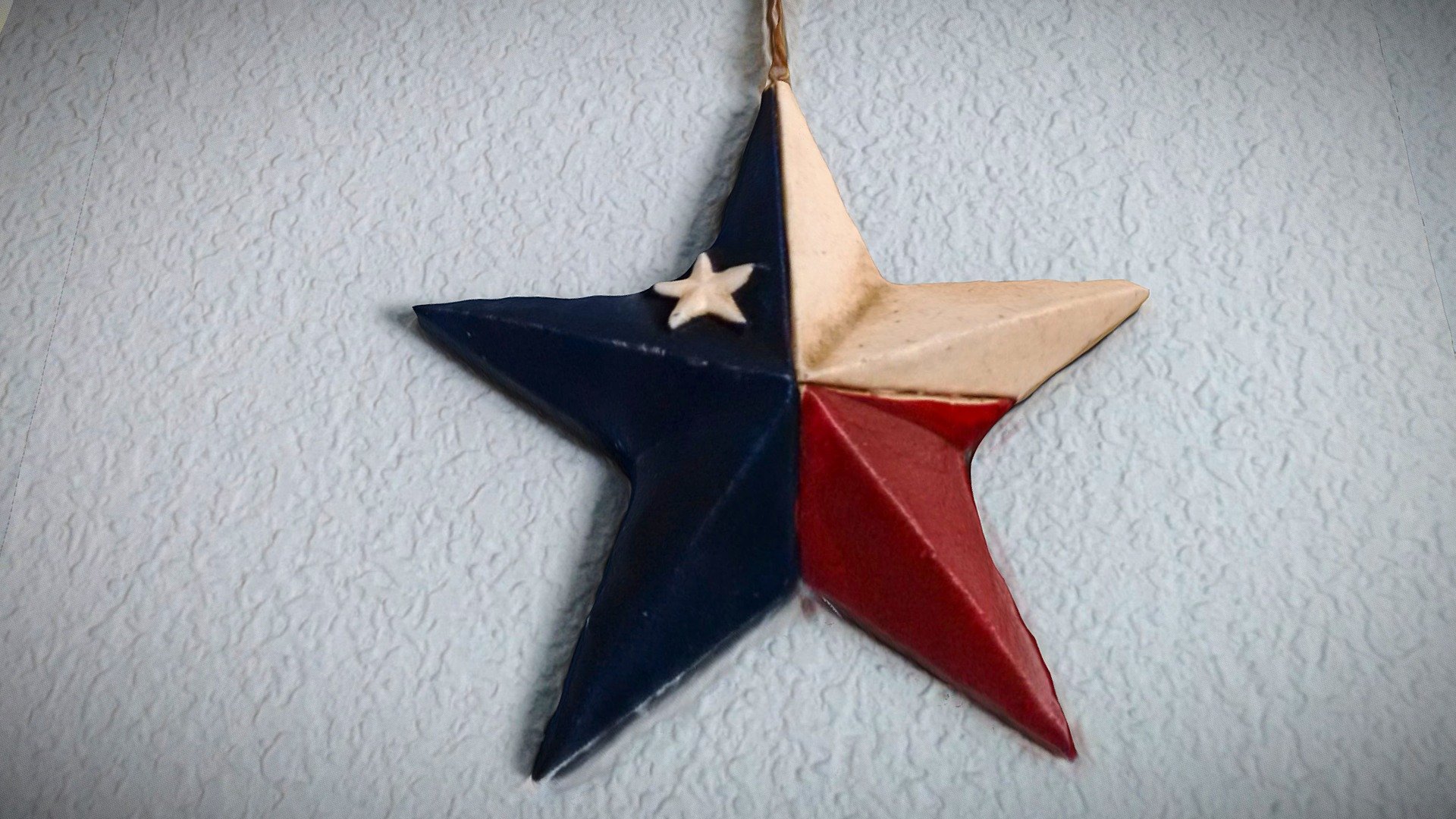 Texas star - 3D model by Guillermo Sainz (@guillermosainz) [c1d6eb3 ...